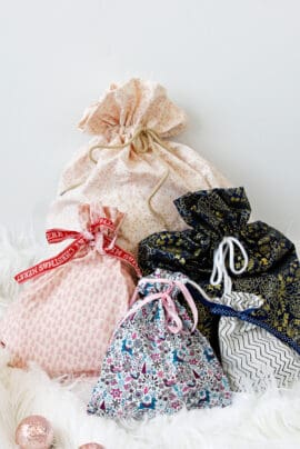 fabric gift bag pattern - see kate sew