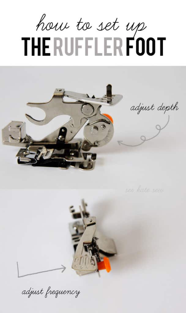 Melody loves the ruffle foot! // sewing 101: the ruffler foot revisited ...