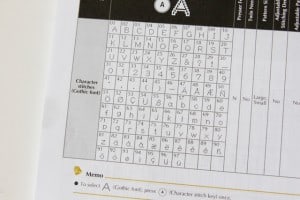 DIY clothing labels with the Melody alphabet - see kate sew