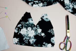 floral trucker hat DIY - custom hat template - see kate sew