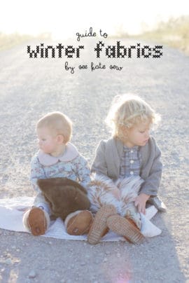 Winter Sewing Projects - see kate sew