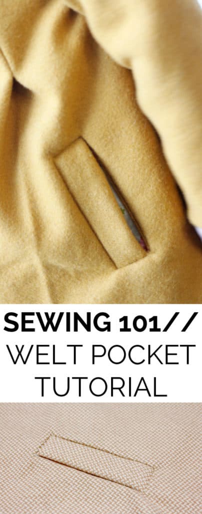 sewing 101// welt pocket tutorial - see kate sew