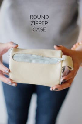 round zipper case tutorial - see kate sew