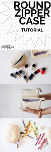round zipper case tutorial - see kate sew
