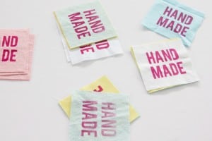 4 ways to make your own clothing labels with HPx360 - see kate sew