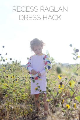 Recess Raglan DRESS Hack - see kate sew