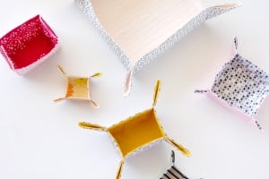 DIY fabric tray tutorial with free patterns! - see kate sew