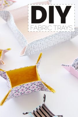 DIY fabric tray tutorial with free patterns! - see kate sew