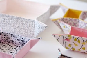 DIY fabric tray tutorial with free patterns! - see kate sew