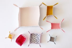 DIY fabric tray tutorial with free patterns! - see kate sew