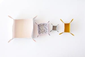 DIY fabric tray tutorial with free patterns! - see kate sew