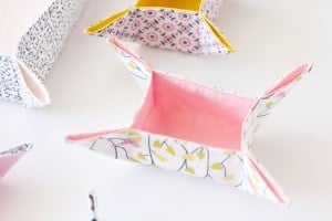 DIY fabric tray tutorial with free patterns! - see kate sew