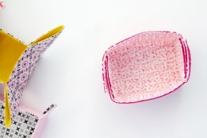 DIY fabric tray tutorial with free patterns! - see kate sew