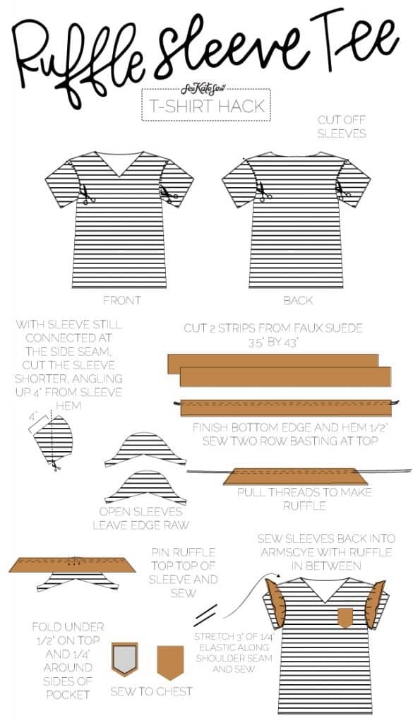 10 ways to refashion a t-shirt! - see kate sew