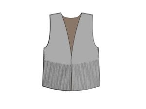 FREE Fringe Vest Pattern with Fabric.com - see kate sew