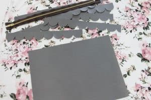 DIY SCALLOP LEATHER CLUTCH - see kate sew