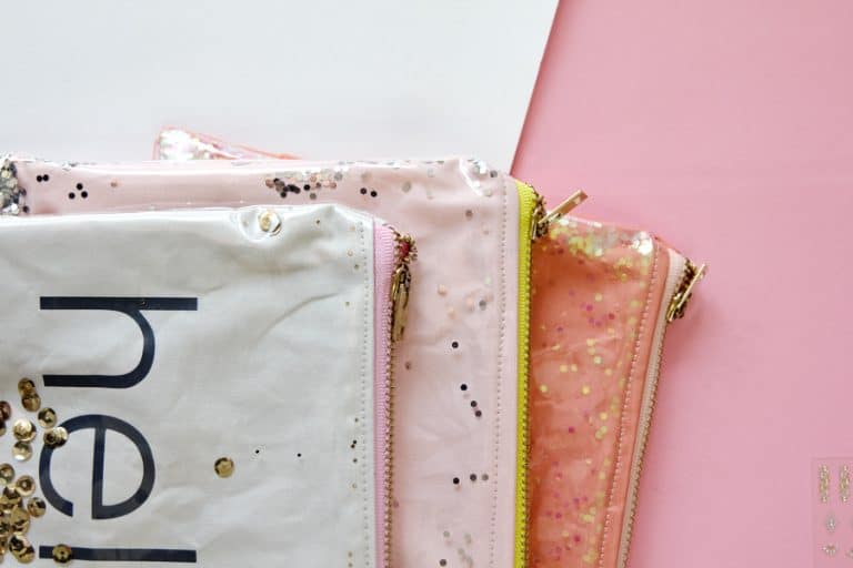 hello glitter SHAKE pouch - see kate sew