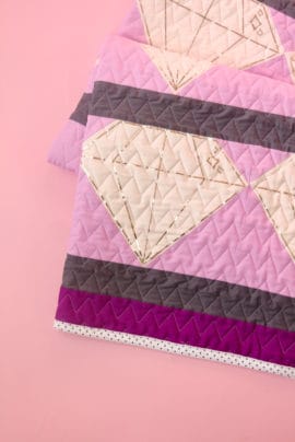 Quilt Block of the Month #1: You're a gem quilt! - see kate sew