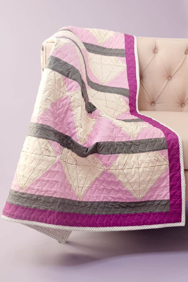 Quilt Block of the Month #1: You're a gem quilt! - see kate sew