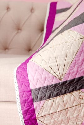 Quilt Block of the Month #1: You're a gem quilt! - see kate sew