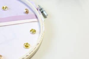 Fabric Flair Embroidery Hoop Enamel Pin Display ! - see kate sew