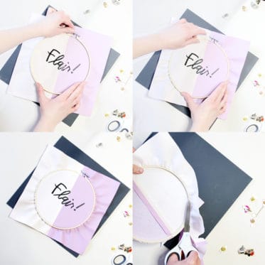 Fabric Flair Embroidery Hoop Enamel Pin Display ! - see kate sew