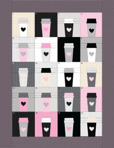 COFFEE CUP QUILT PATTERN {Free!} - see kate sew