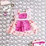 Simplicity Baby Girl Dress Pattern with Cricut - see kate sew