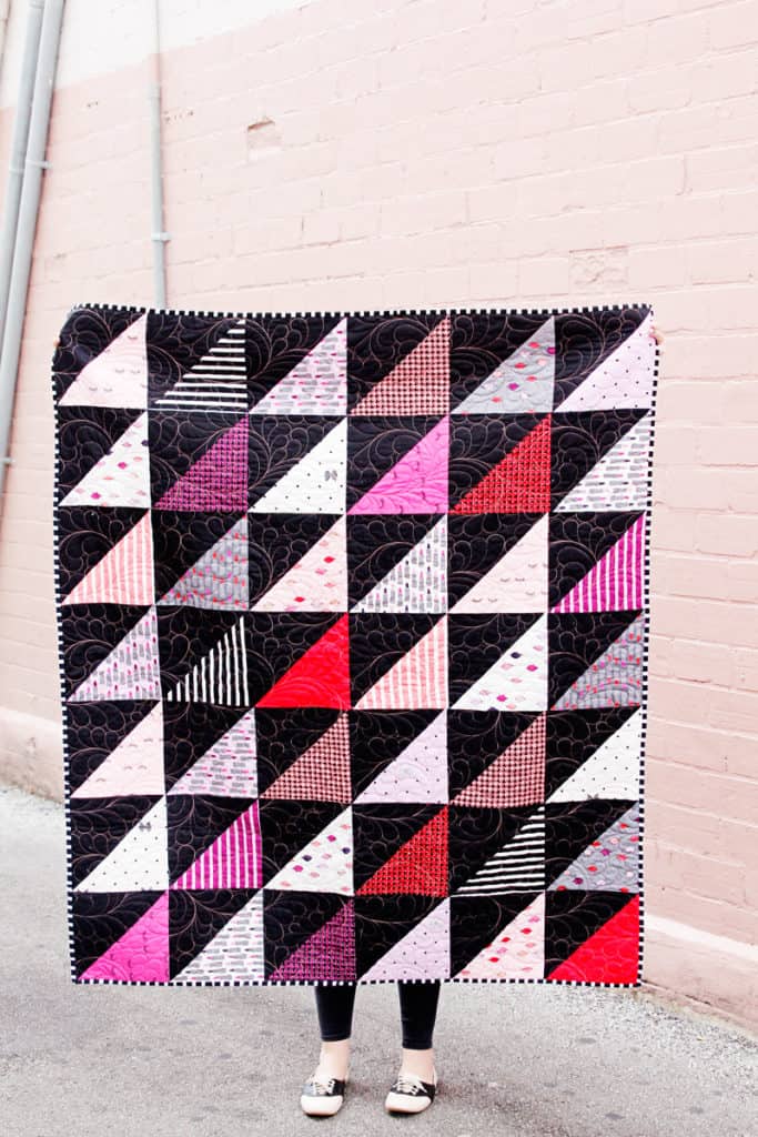 Half Square Triangle Quilt Pattern + HST Tutorial - see kate sew