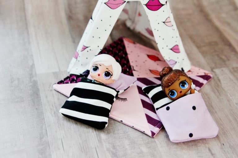 DIY Doll Tent for LOL surprise dolls - see kate sew