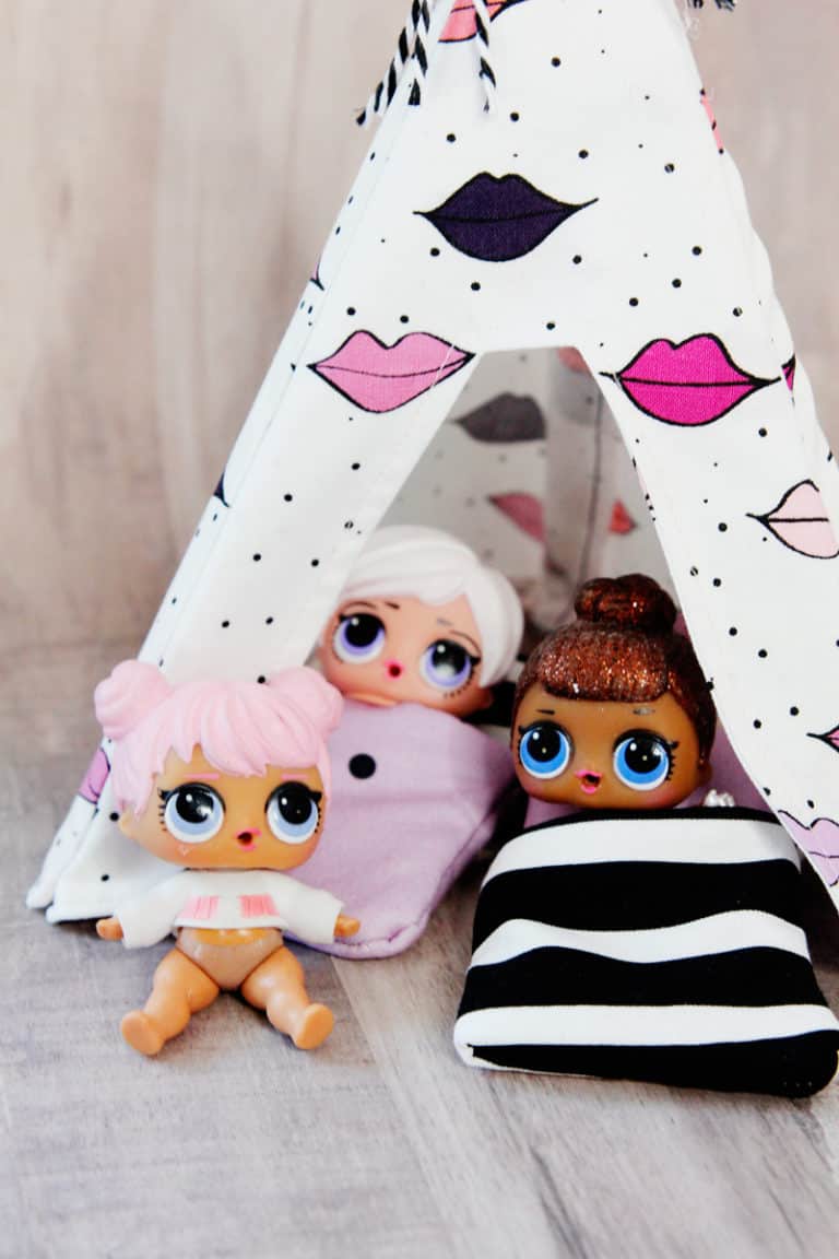 DIY Doll Tent for LOL surprise dolls - see kate sew