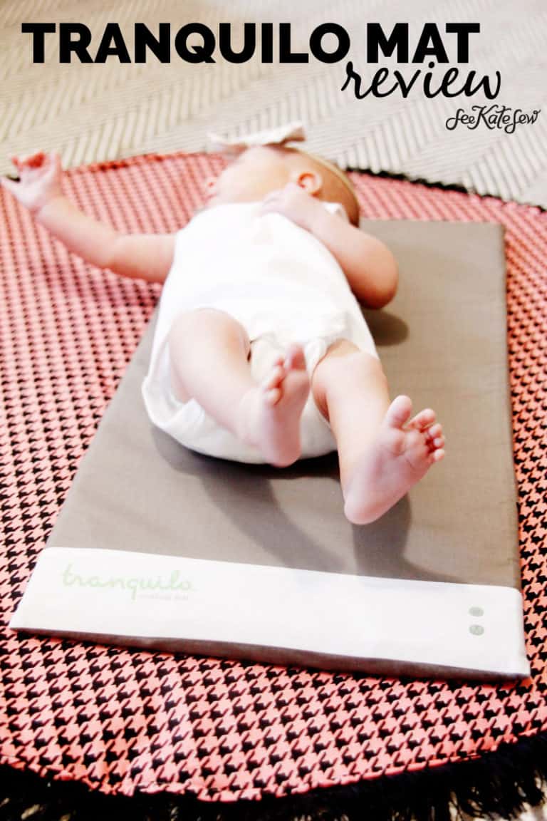 DIY Circle Play Mat + Tranquilo Mat Review - see kate sew