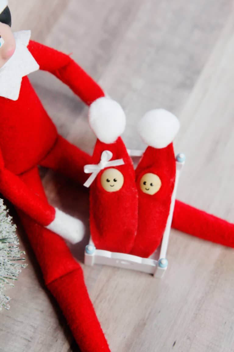 how to make a baby elf on the shelf - SUPER EASY! - see kate sew