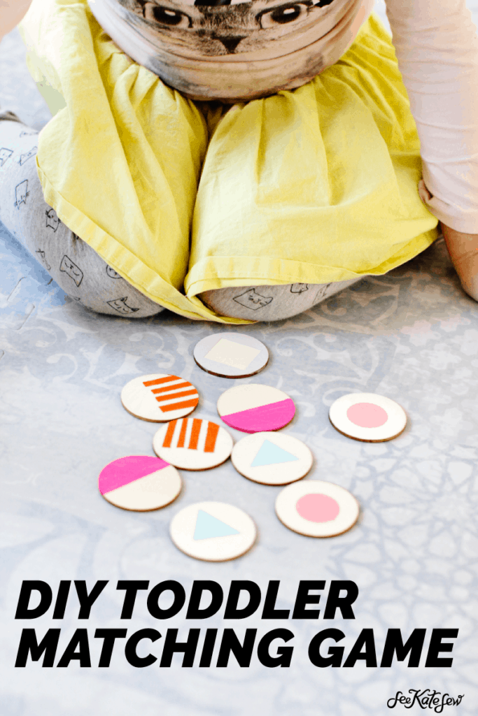 DIY Matching Game for Toddlers - see kate sew