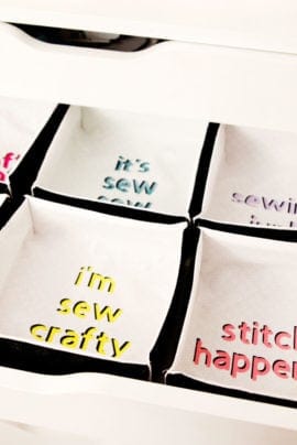 Shallow Fabric Box Pattern for Organization with the Cricut Maker - see ...