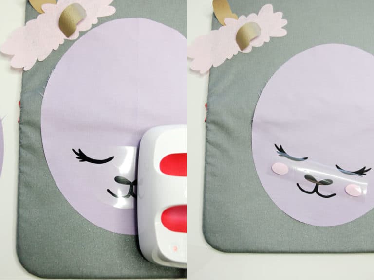 No Drama Llama! DIY llama pillow with the Cricut Maker - see kate sew