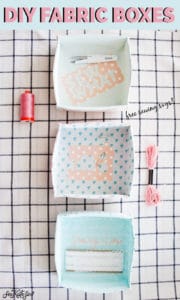 fabric boxes diy with free pdf pattern - see kate sew