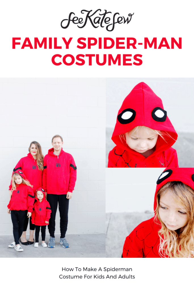 How to make a spiderman costume for kids and adults - see kate sew