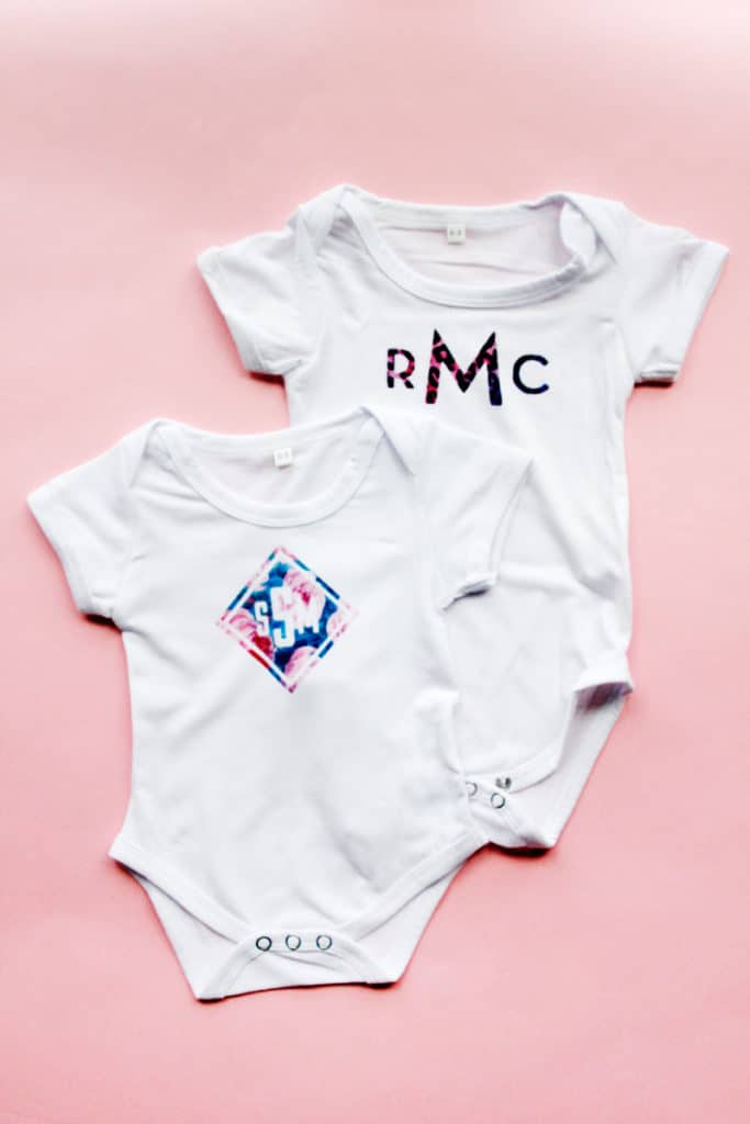 DIY Monogram Baby Onesie - see kate sew