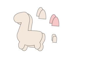 FREE stuffed llama sewing pattern - see kate sew