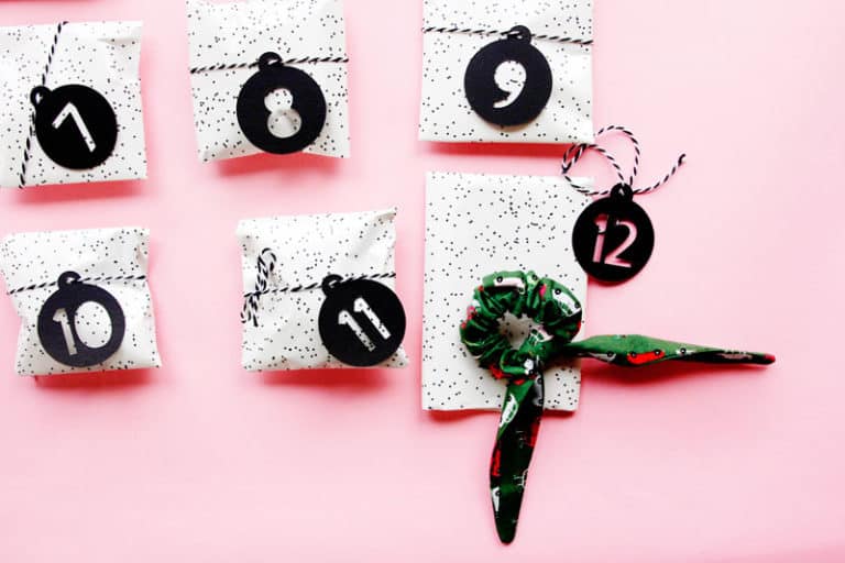 Scrunchie Advent Calendar DIY - see kate sew