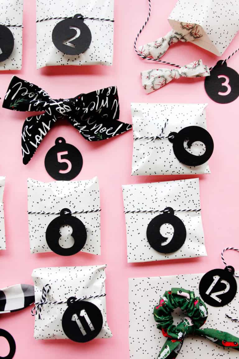 Scrunchie Advent Calendar DIY - see kate sew