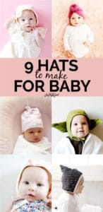 9 baby hats to make - bonnets, knotted hat and more! - see kate sew