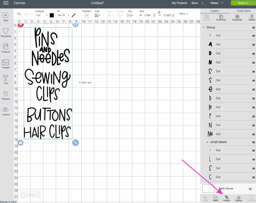 Vinyl Sewing Room Labels DIY - see kate sew
