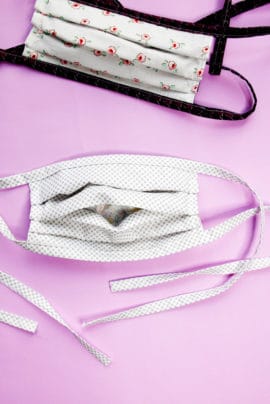 How to Sew a Face Mask with Filter Pocket (NO ELASTIC!) - see kate sew