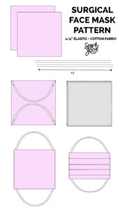 3 ways to make a DIY surgical face mask for virus shortage - see kate sew