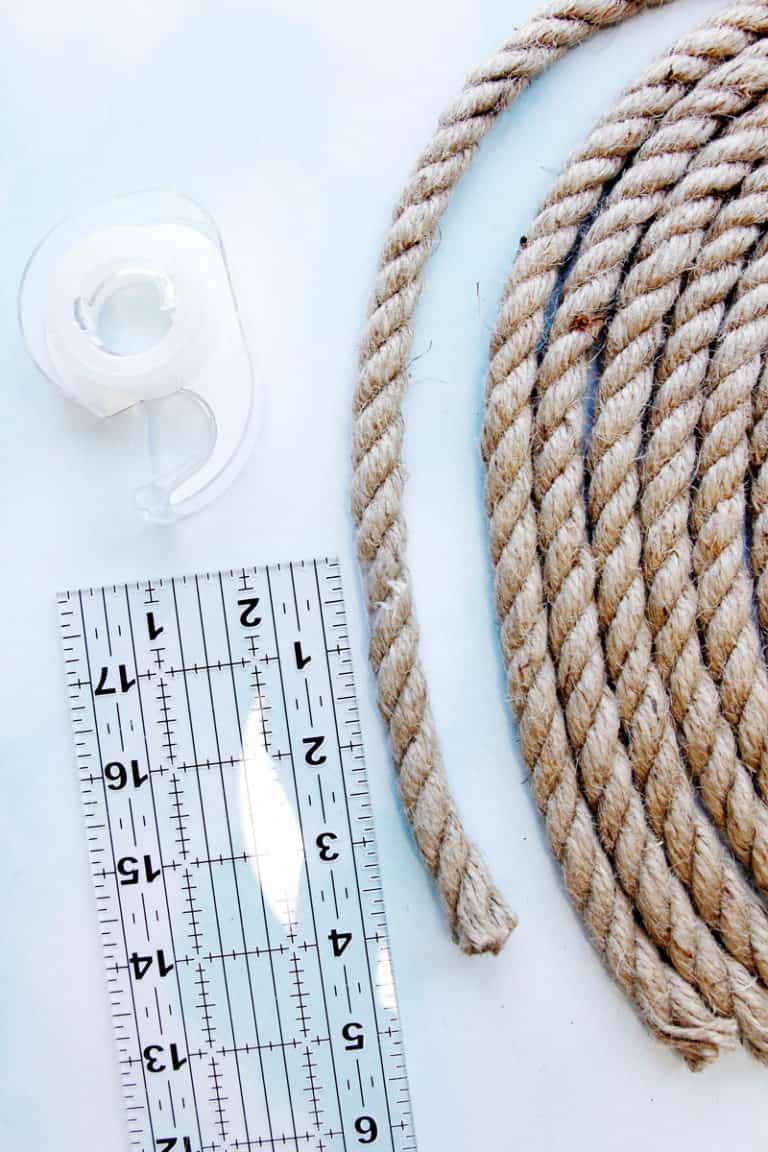 Rainbow Rope Wall Hanging Tutorial - see kate sew