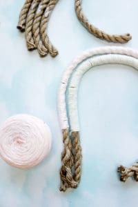Rainbow Rope Wall Hanging Tutorial - see kate sew