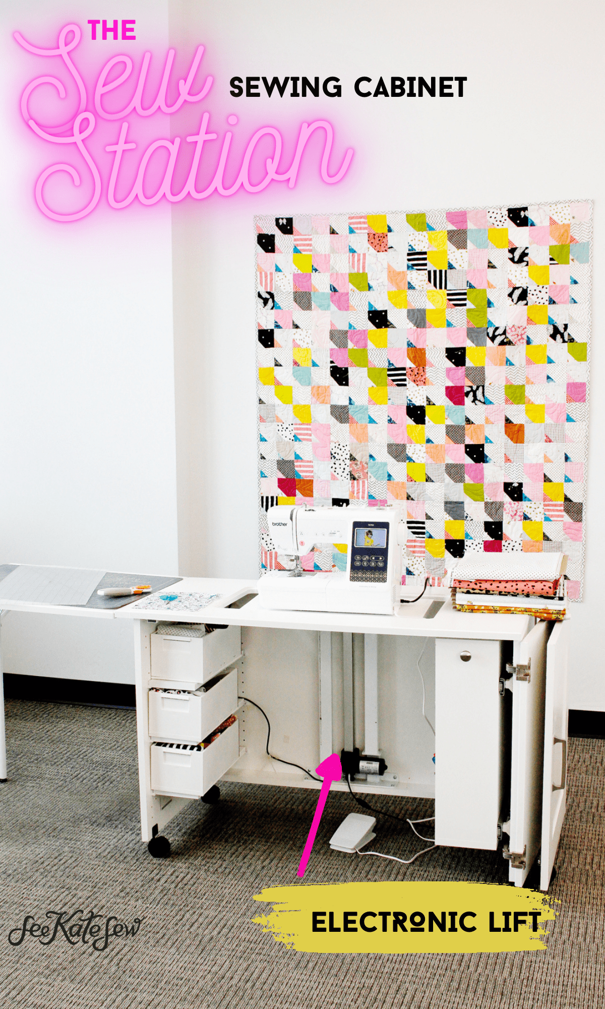 The BEST Sewing Machine Table - Sew Station Review - see kate sew