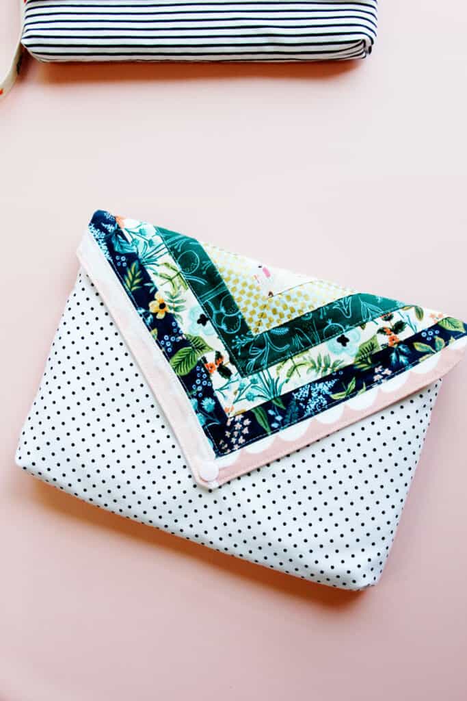 the Chloe Quilted Clutch Pattern - see kate sew